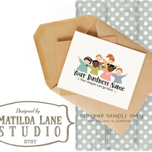 Multicultural Kids Logo: Hand-drawn Childcare Design (PNG, JPG) - Etsy
