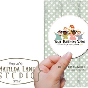 Multicultural Kids Logo: Hand-drawn Childcare Design (PNG, JPG) - Etsy