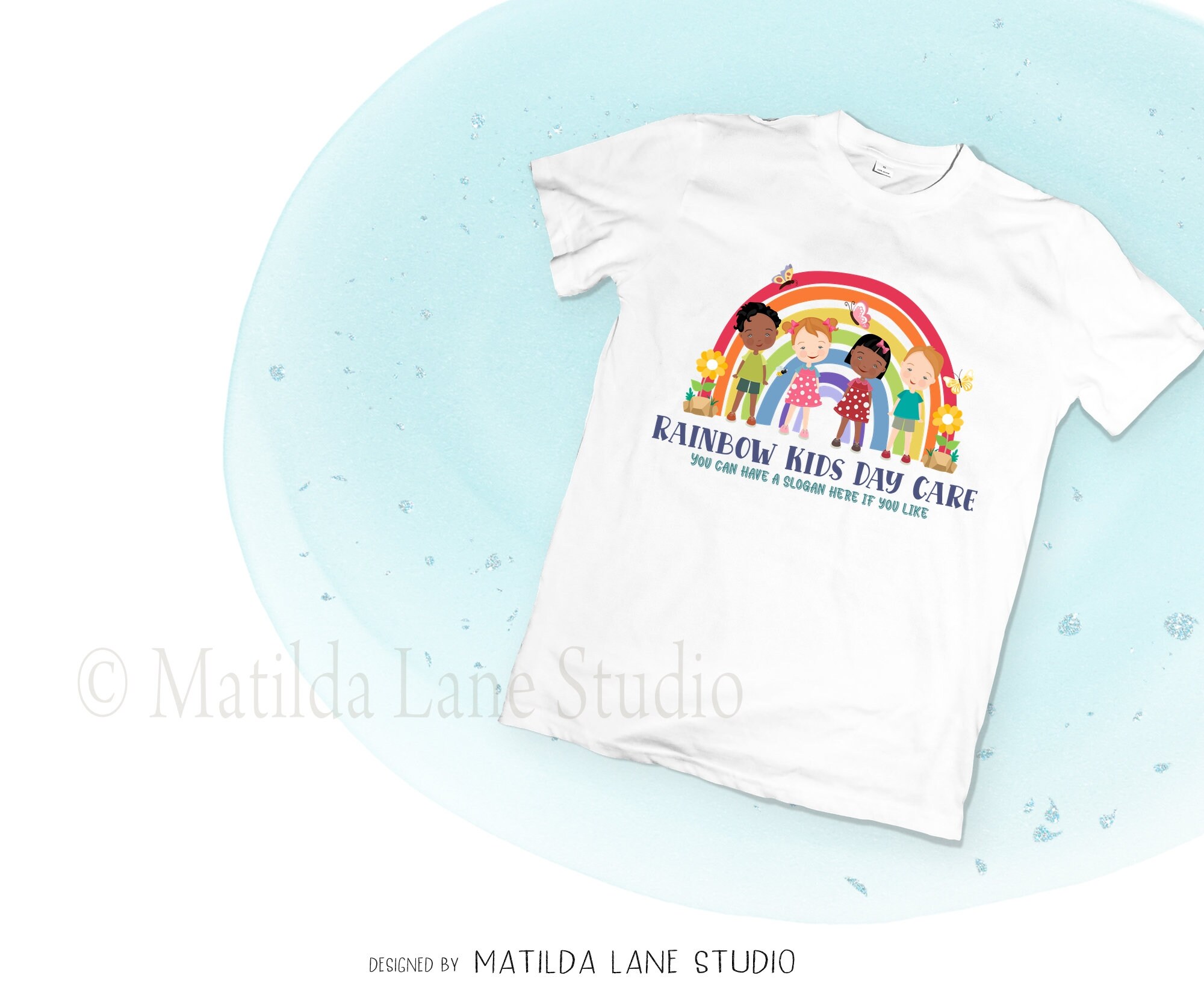 Rainbow Kids Logo, Daycare, Daycare Logo, Kids Logo, Preschool ...
