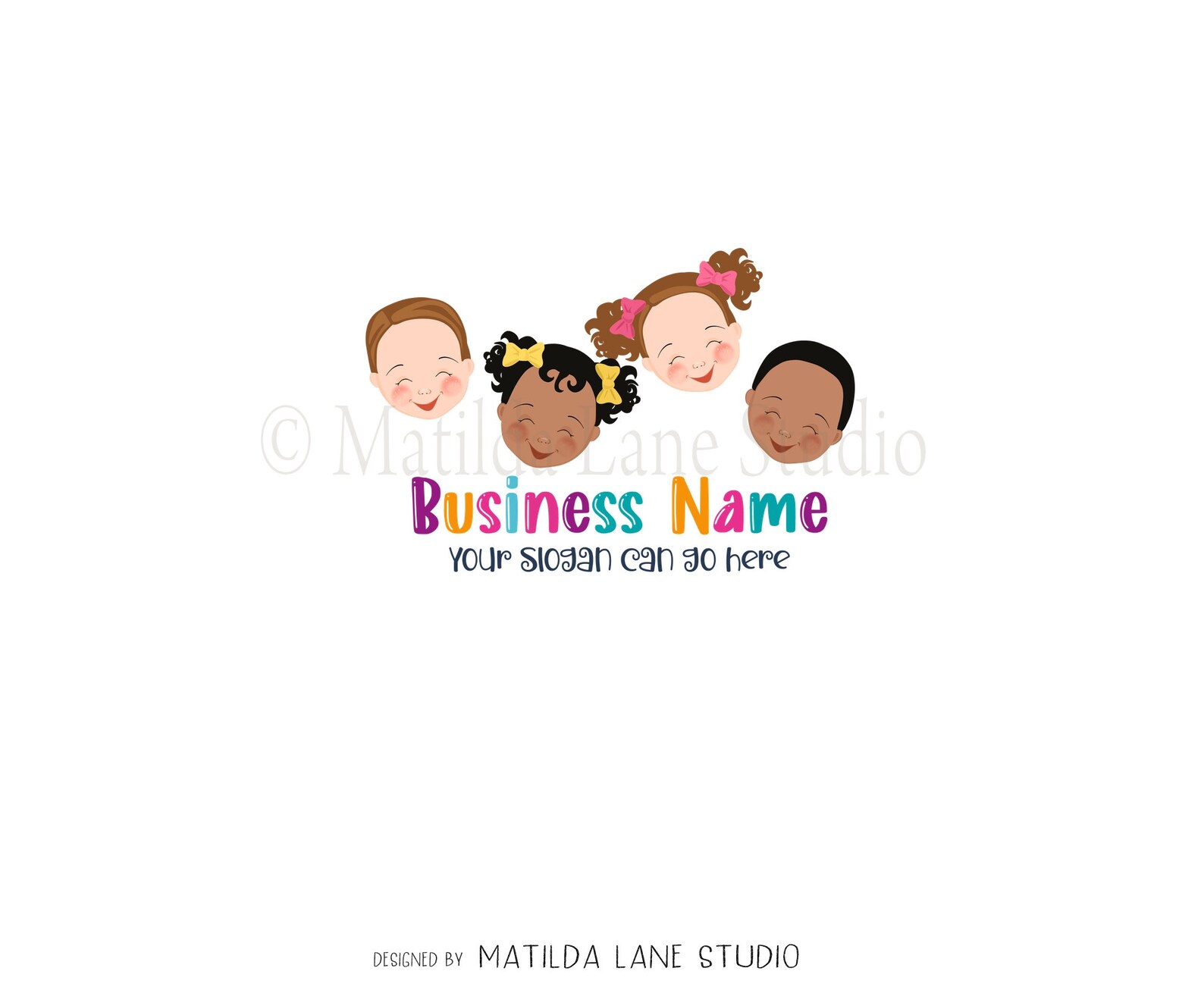 Childcare Logo, Children Logo, Aftercare, Hand Drawn Design, Kids Logo ...