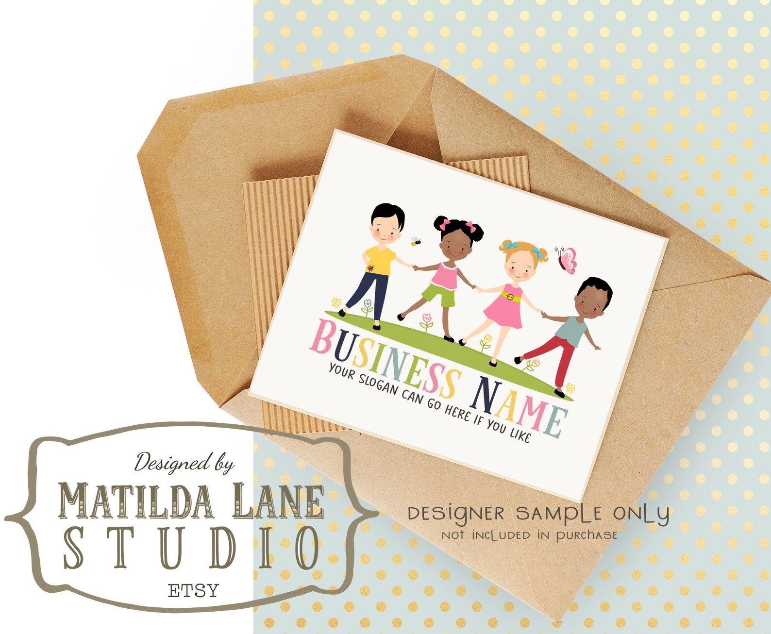 Childcare Logo, Children Logo, Aftercare, Hand Drawn Design, Kids Logo ...