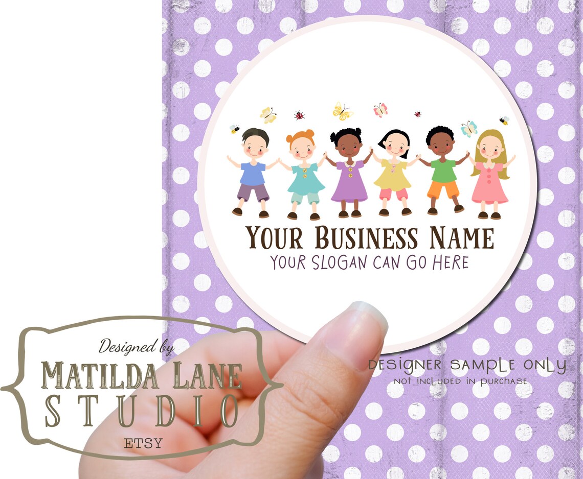 Childcare Logo, Children Logo, Aftercare, Hand Drawn Design, Kids Logo ...