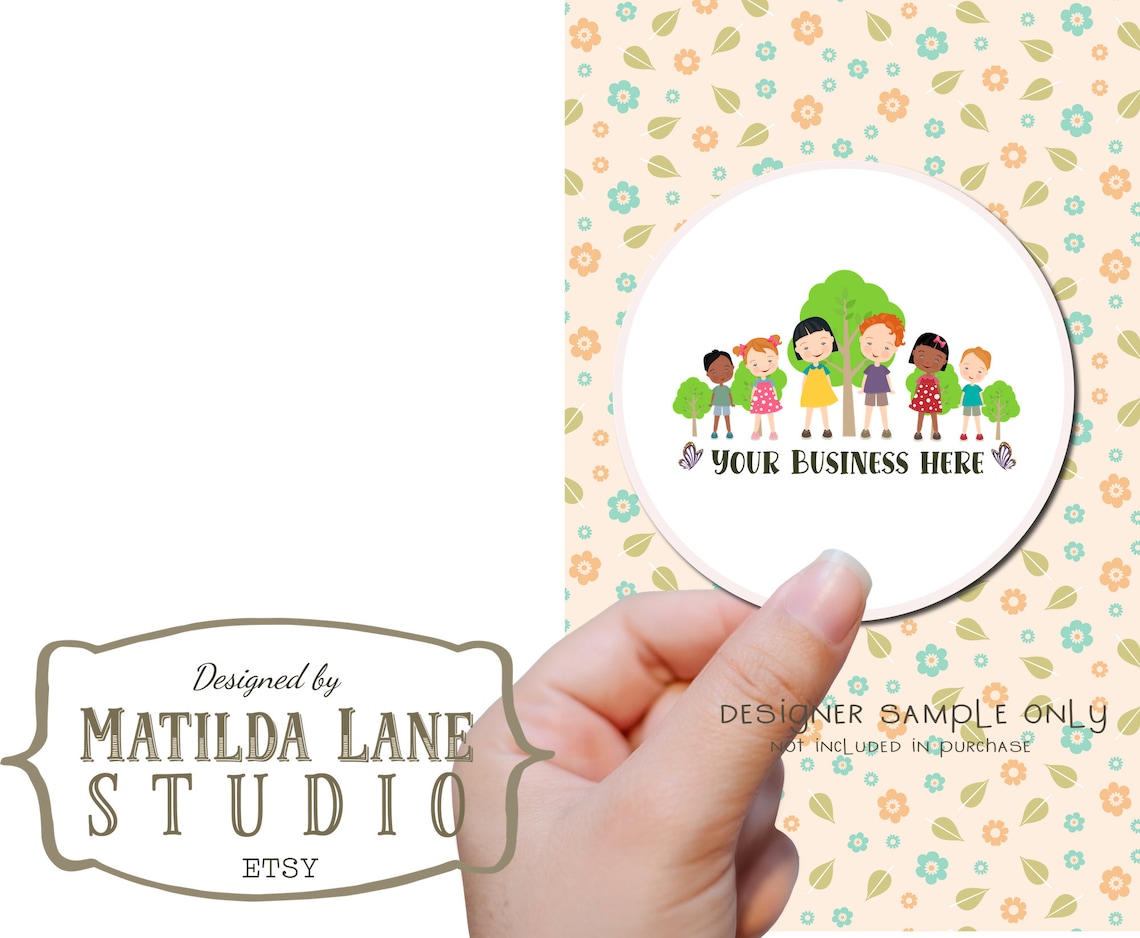 Childcare Logo, Children Logo, Aftercare, Hand Drawn Design, Kids Logo ...