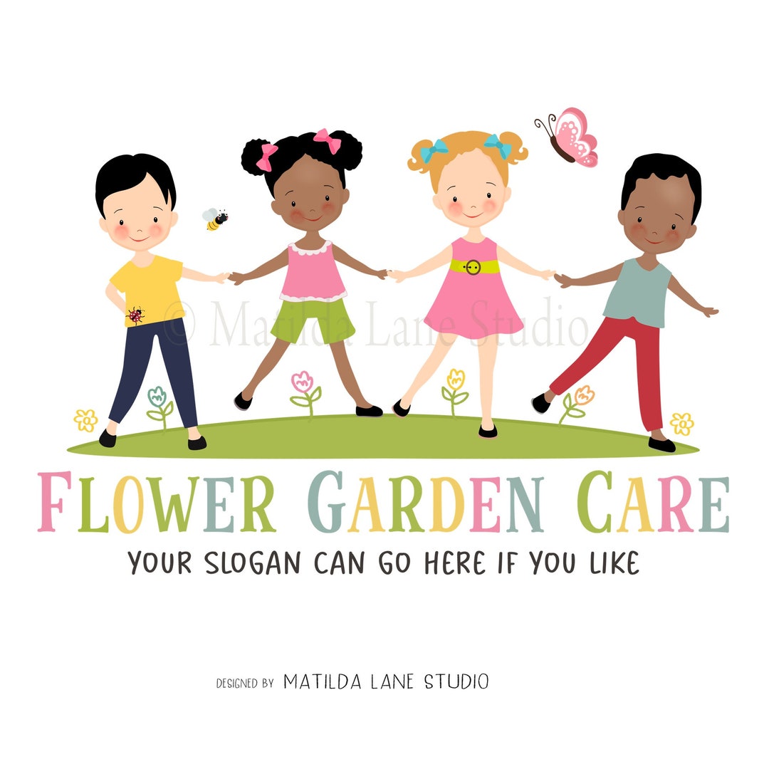 Childcare Logo, Children Logo, Aftercare, Hand Drawn Design, Kids Logo ...