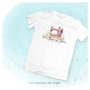 Sewing Pink Logo, Sewing Machine Logo, Sewing Logo, Craft Logo, Digital ...