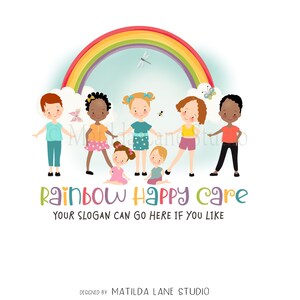 Child Care Logo, Boutique Logo, Aftercare, Hand Drawn , Kids Logo ...