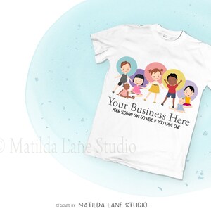 Childcare Logo, Children Logo, Circles Kids Logo, Hand Drawn Design ...