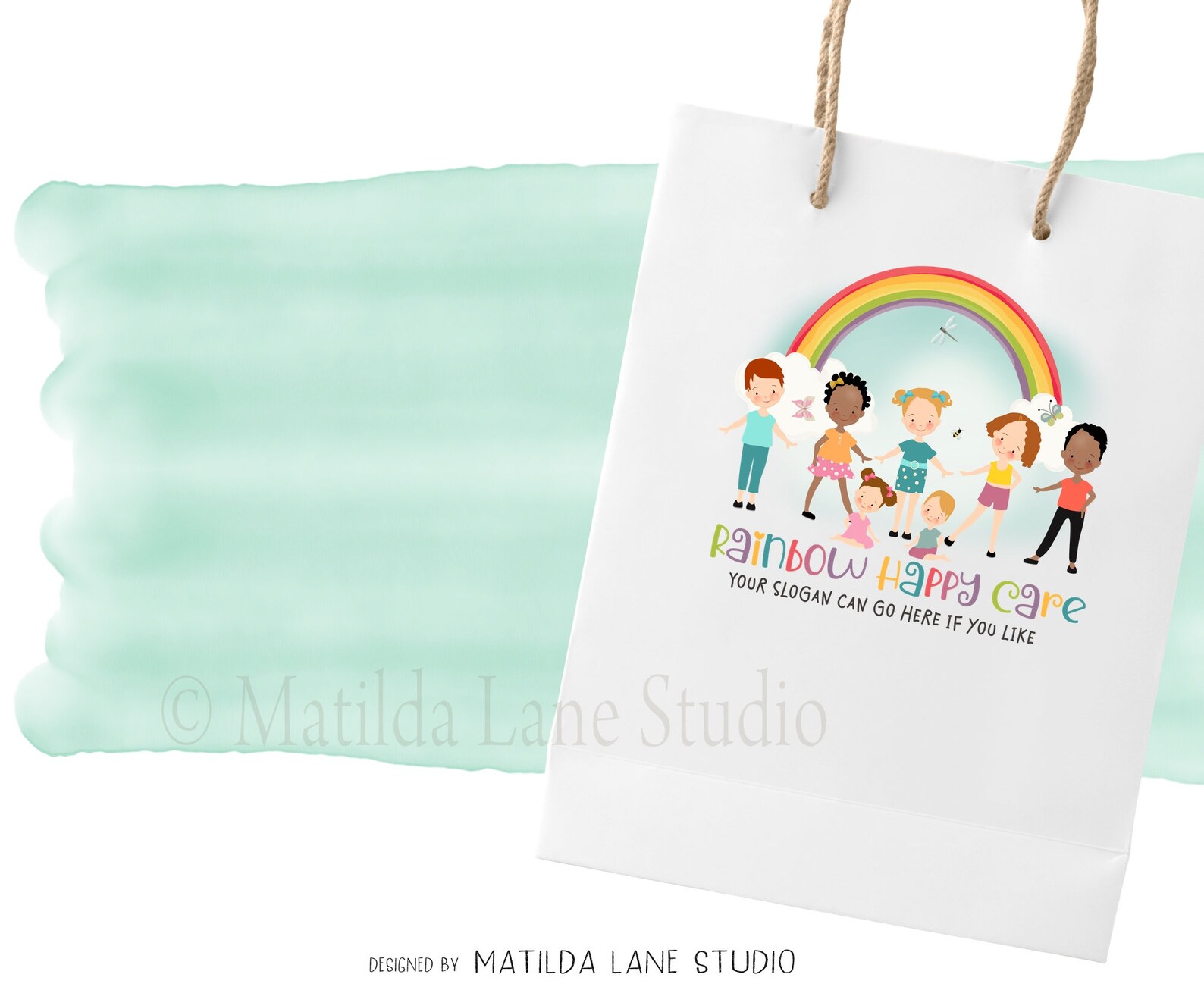 Child Care Logo, Boutique Logo, Aftercare, Hand Drawn , Kids Logo ...