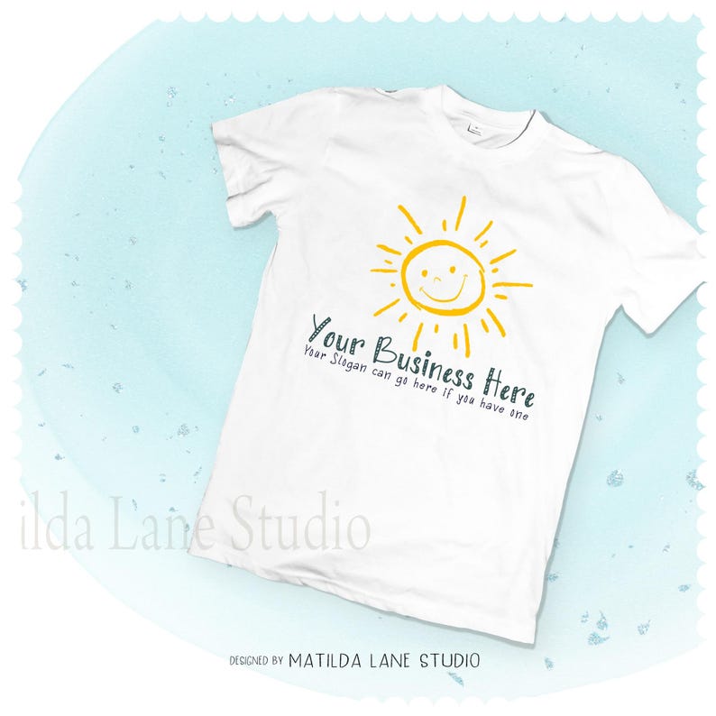 Happy Sun Logo Design: Custom Business Branding (PNG, JPG) - Etsy Australia