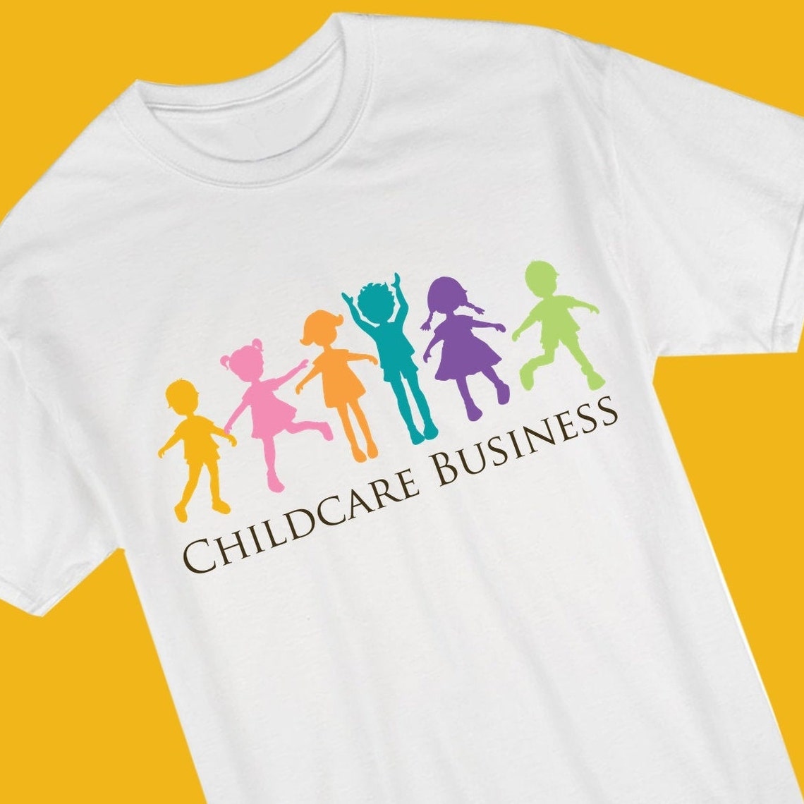 Childcare Logo Children Logo Watercolor Hand Drawn Design | Etsy
