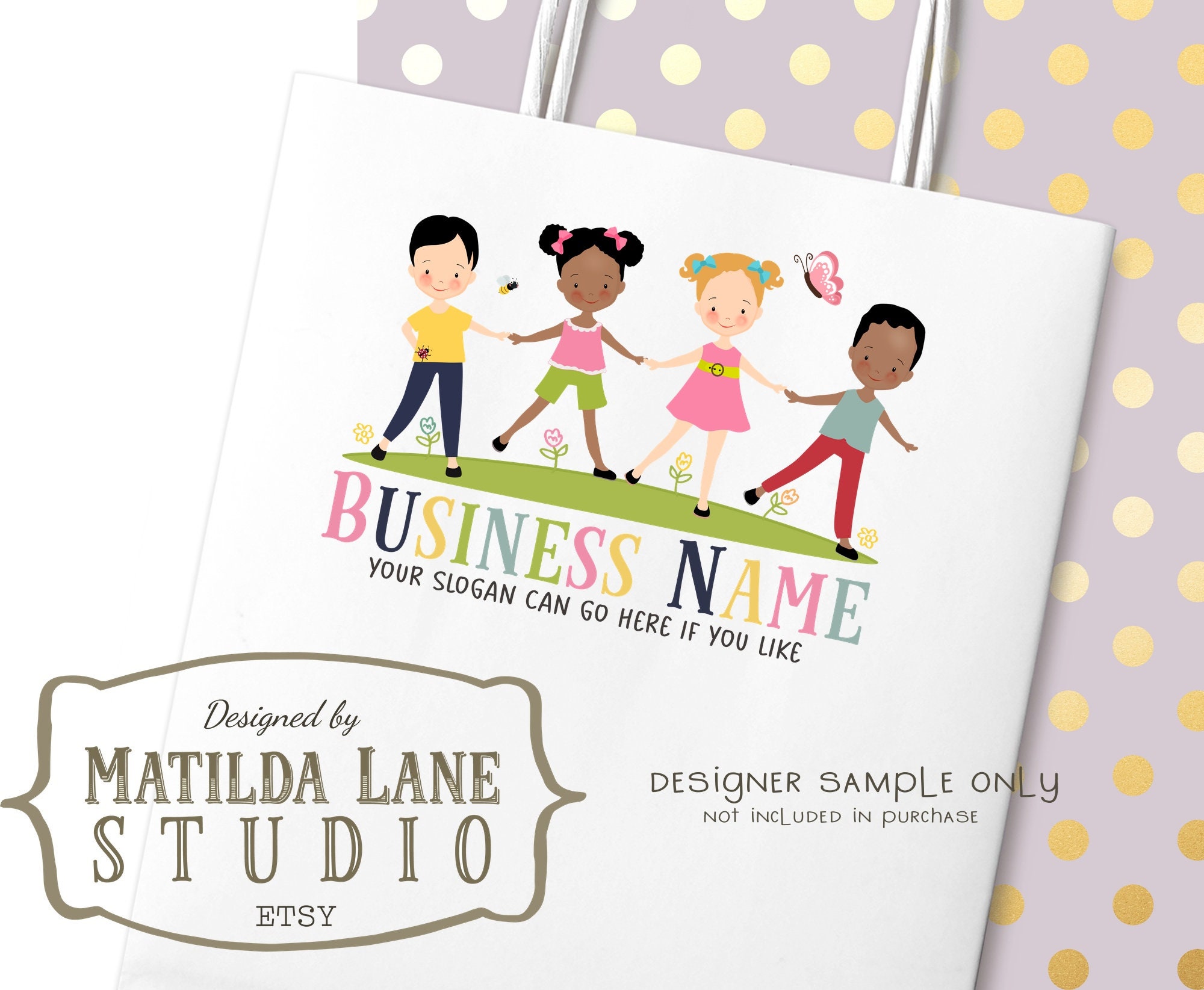 Childcare Logo, Children Logo, Aftercare, Hand Drawn Design, Kids Logo ...