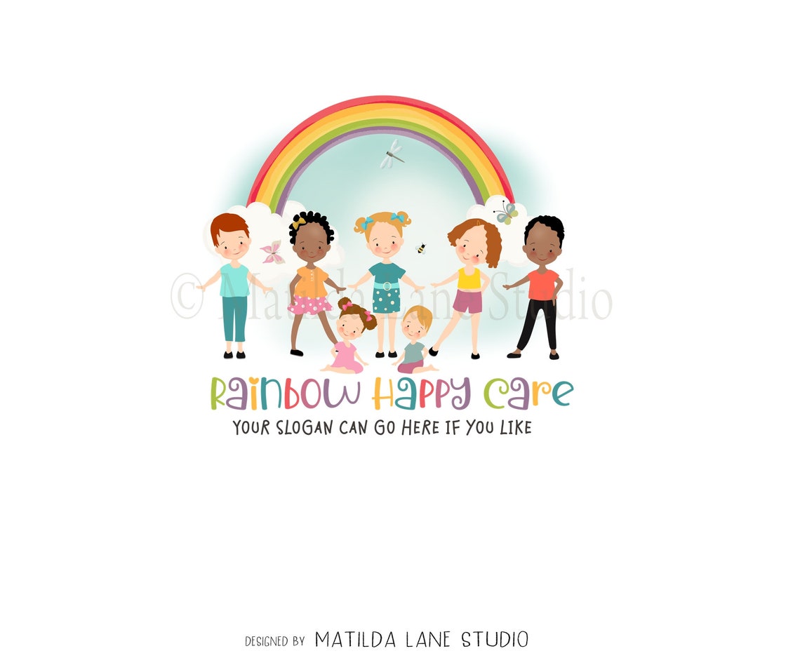 Child Care Logo, Boutique Logo, Aftercare, Hand Drawn , Kids Logo ...