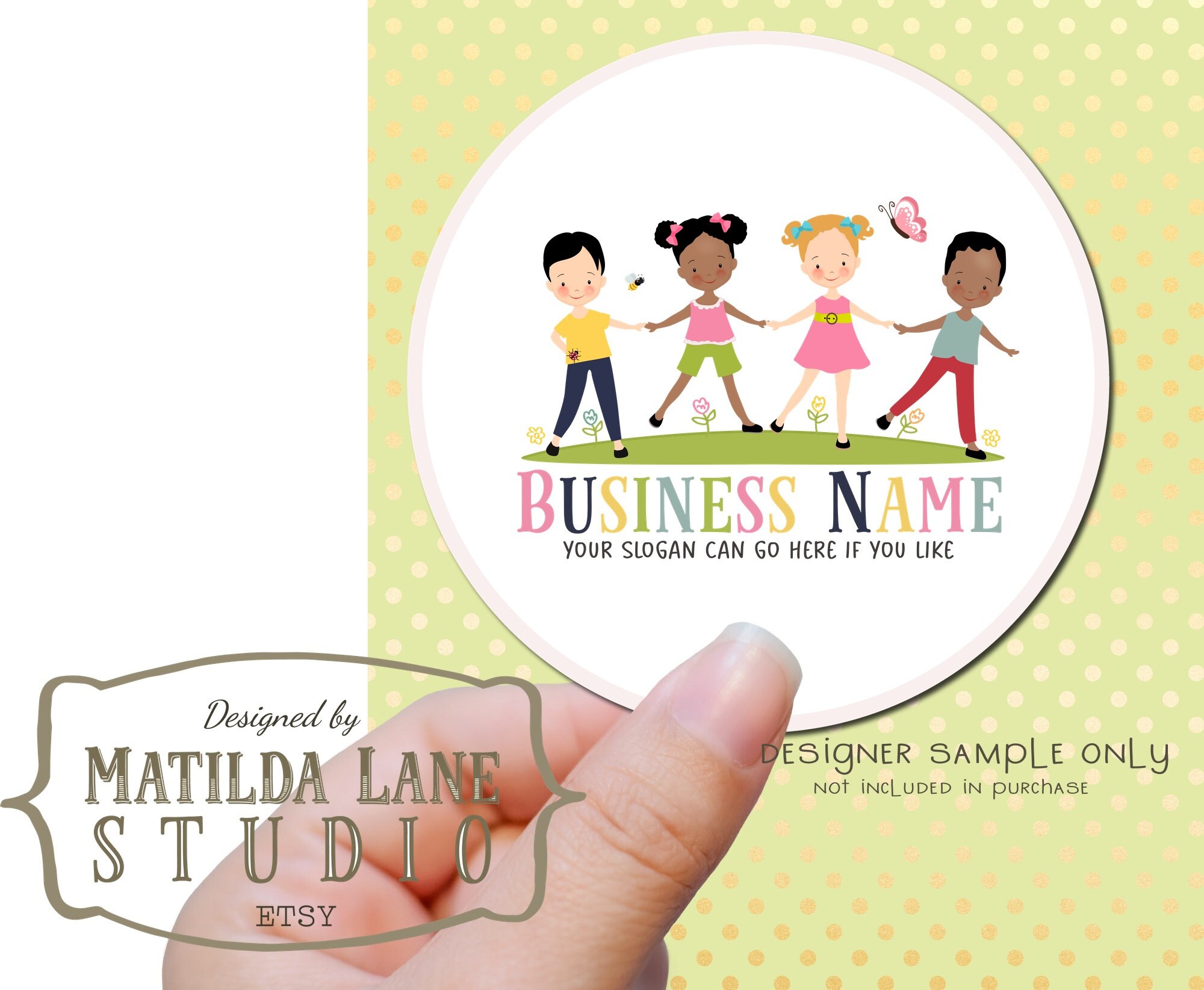 Childcare Logo, Children Logo, Aftercare, Hand Drawn Design, Kids Logo ...