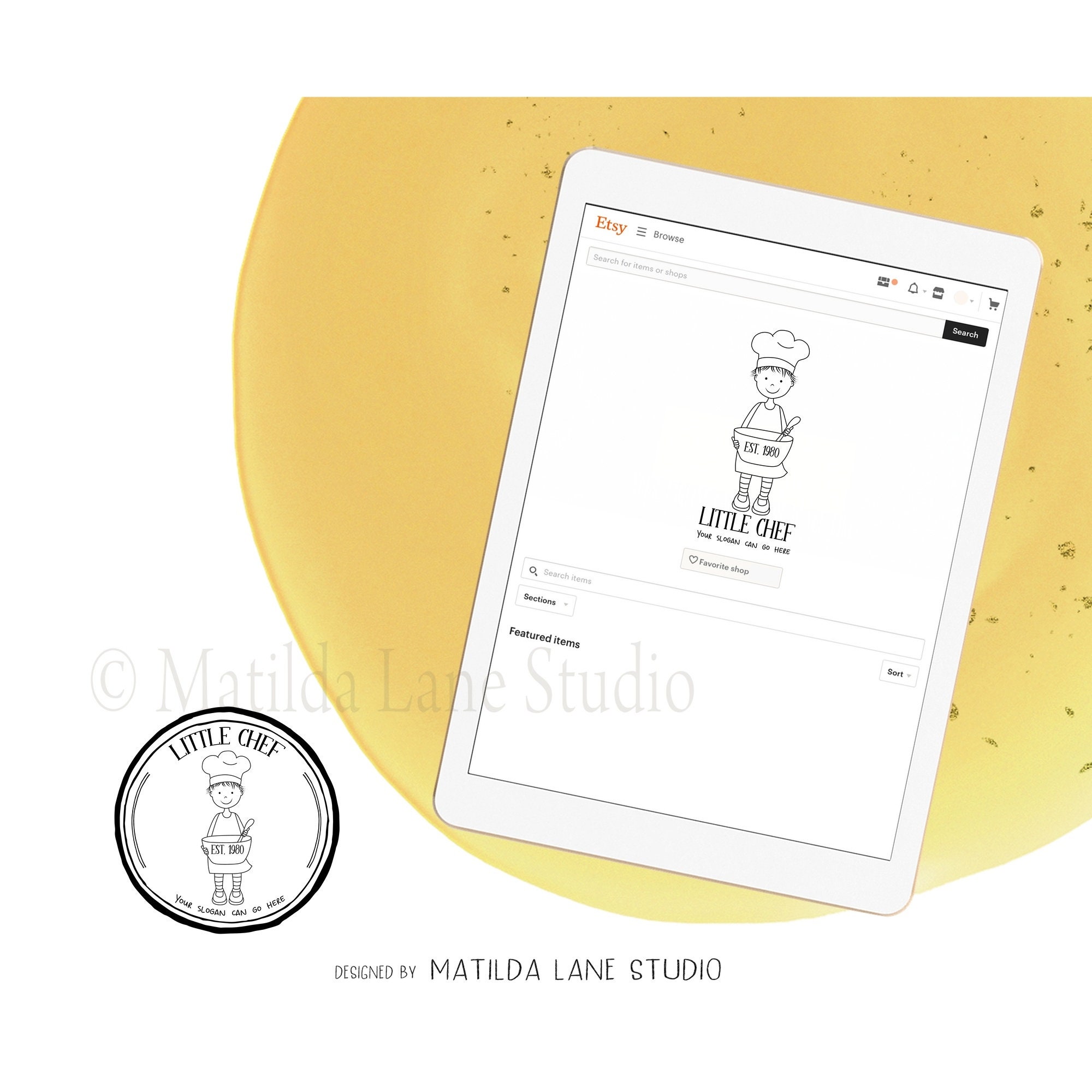 Cook Logo, Bakery Logo, Chef Logo, Cooking Logo, Baker Logo, Hand Drawn ...