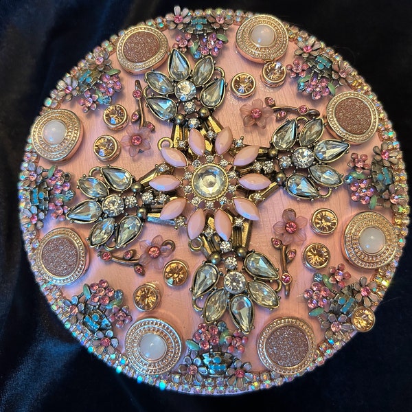 Rhinestone Jewelry Box - Etsy