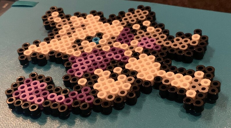 Mewtwo Perler Bead Figurine - Etsy