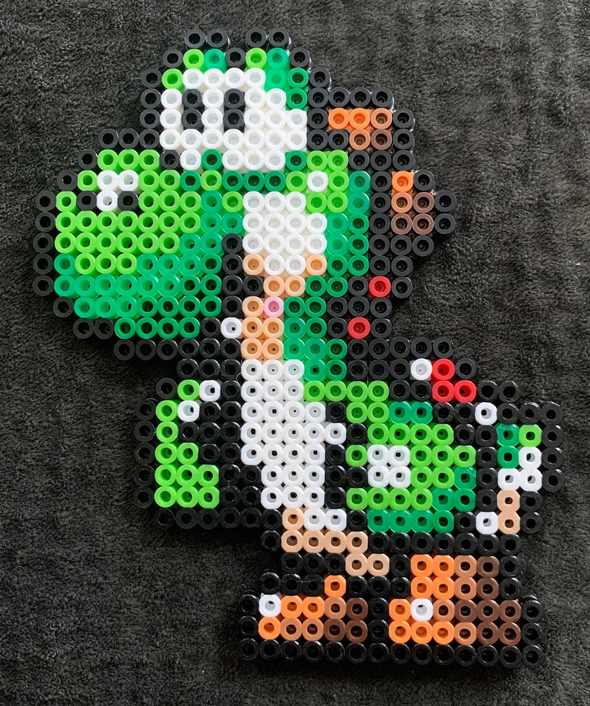 Yoshi Perler Bead Art - Etsy