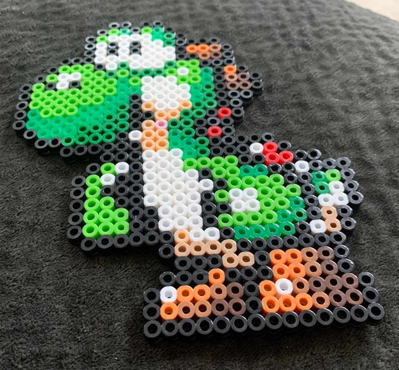 Yoshi Perler Bead Art - Etsy