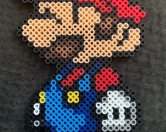 Mario Perler Bead Coin Bank - Etsy