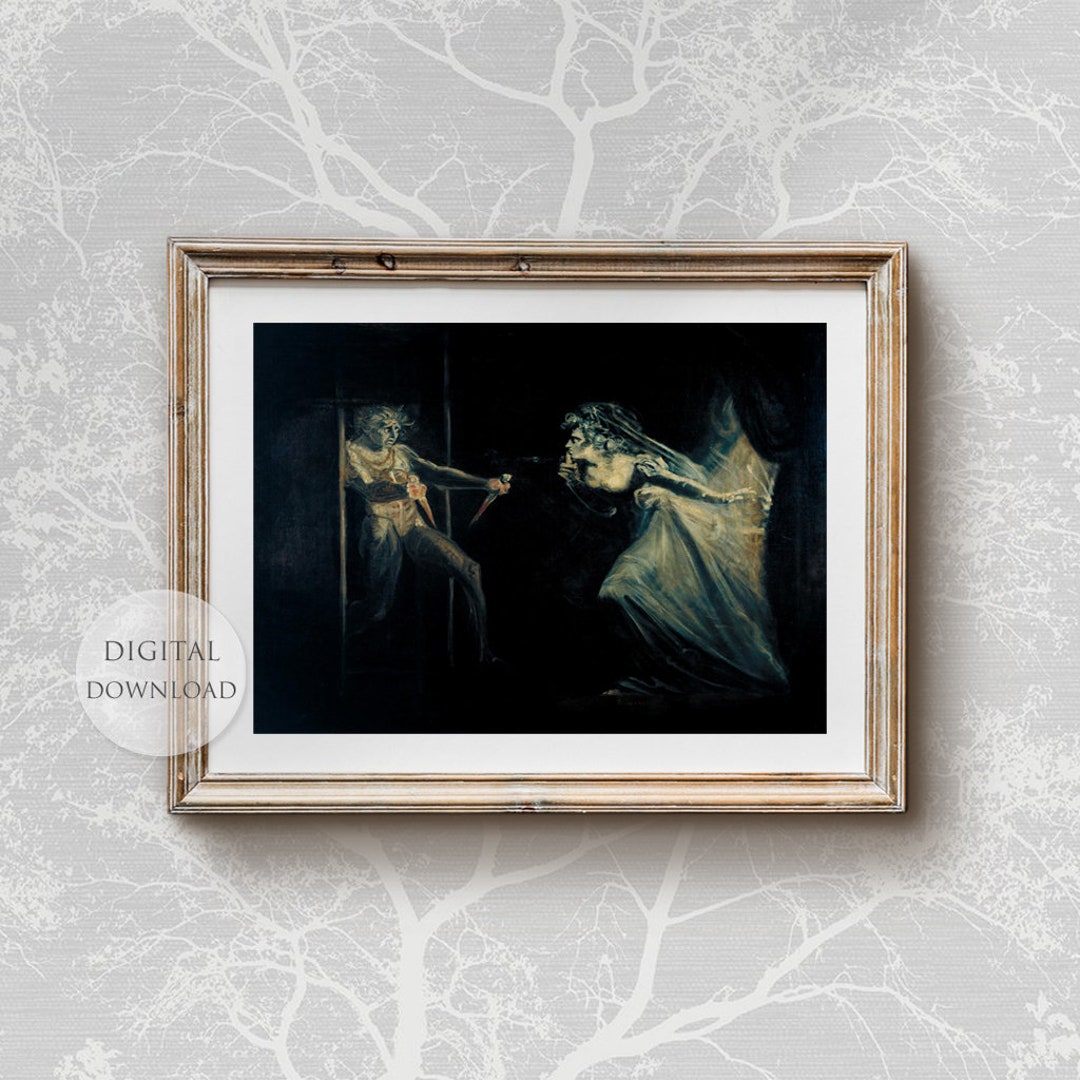 Lady Macbeth Seizing the Daggers Henry Fuseli Vintage - Etsy Österreich