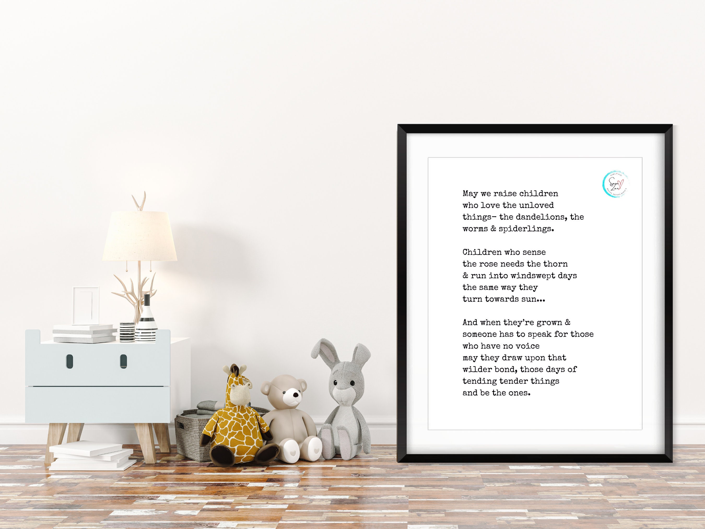 May We Raise Children Who Love the Unloved Things | Digital Download ...