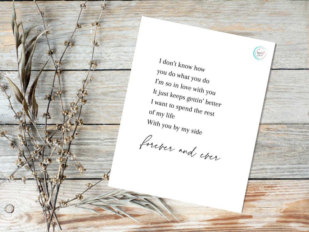 Amazed Song Lyrics | Lonestar | Digital Download | Printable | 5x7 ...
