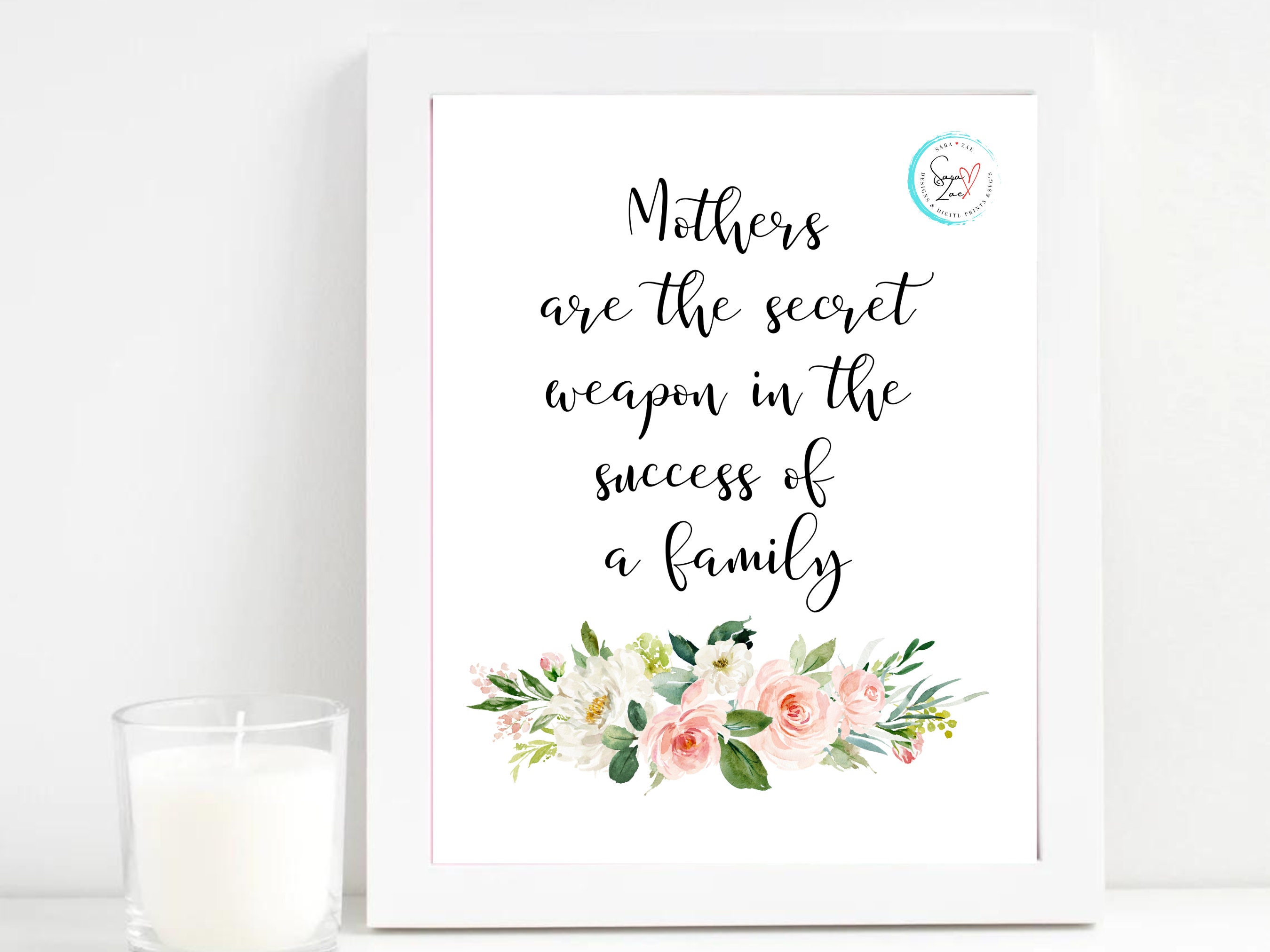 Mothers Are the Secret Weapon Printable Art Mother's Day Gift Digital ...
