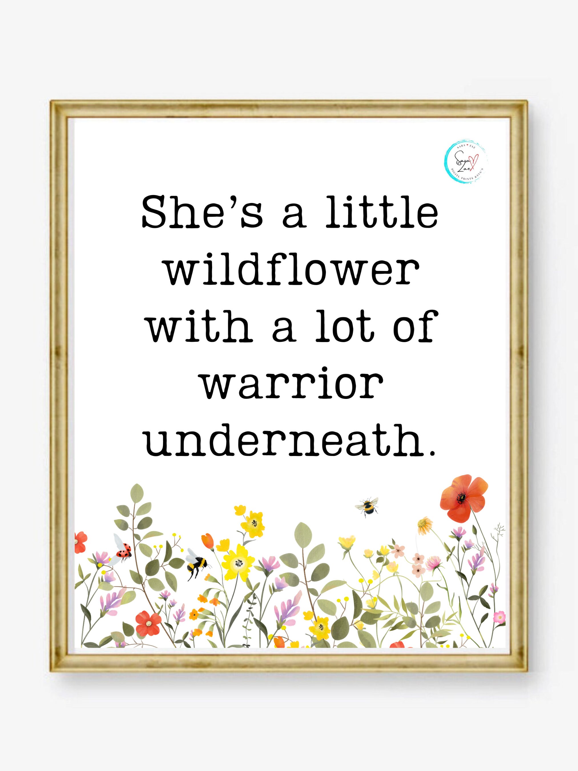 She is A Little Wildflower With A Lot of Warrior Underneath | Digital ...