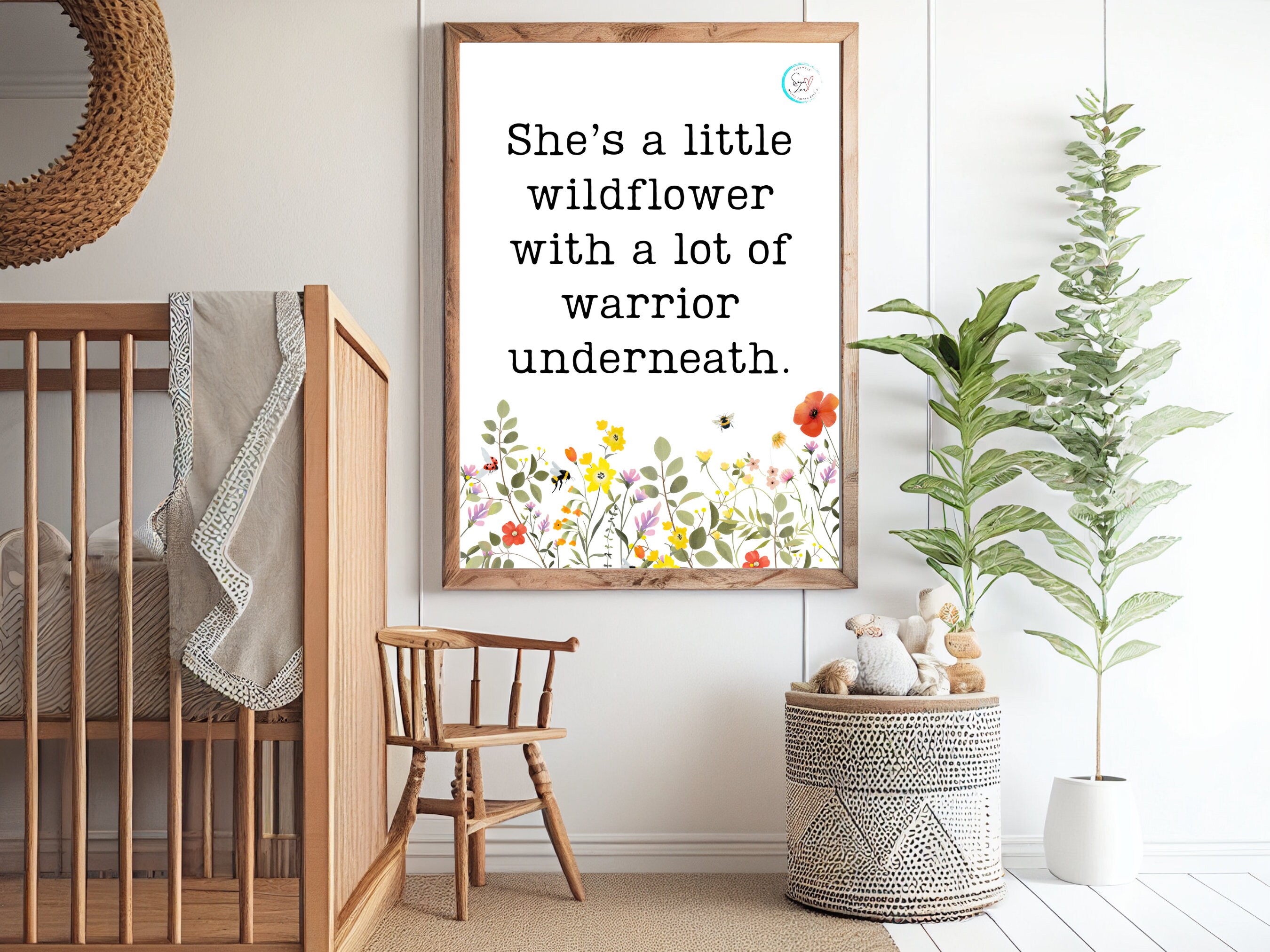 She is A Little Wildflower With A Lot of Warrior Underneath Digital ...