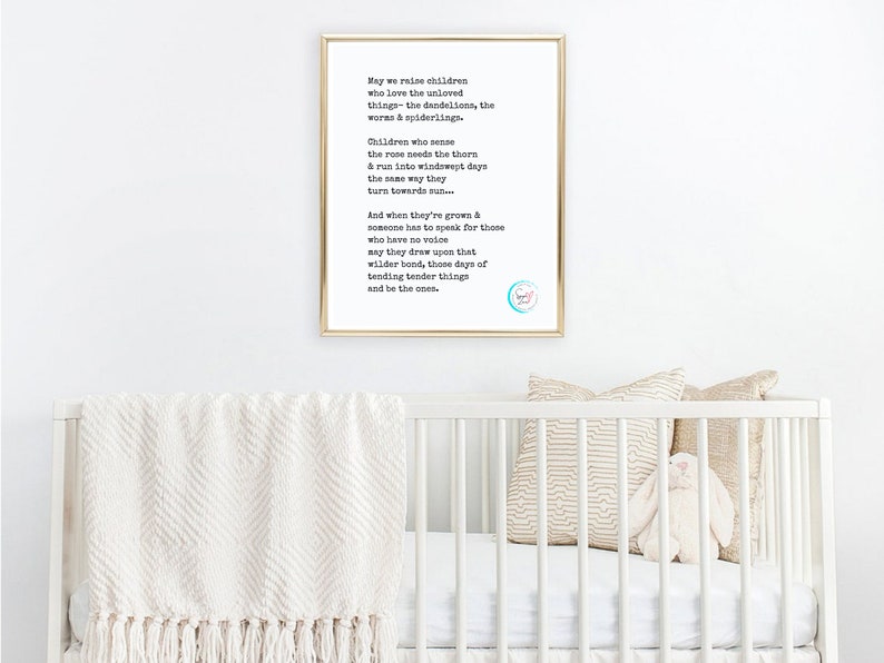 May We Raise Children Who Love the Unloved Things | Digital Download ...