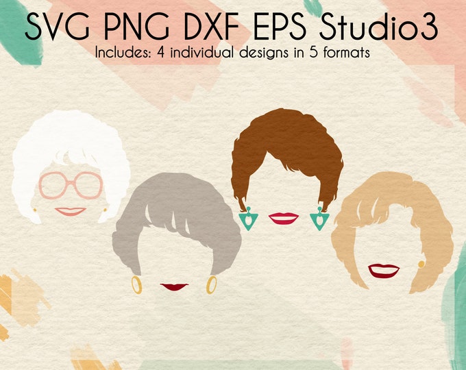 Golden Girls Hair SVG Cut Files Golden Girls Design Sophia, Dorothy ...