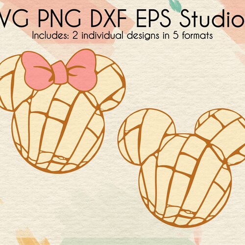 Concha SVG PNG Ai Mexican Sweet Bread Clipart Bundle for - Etsy