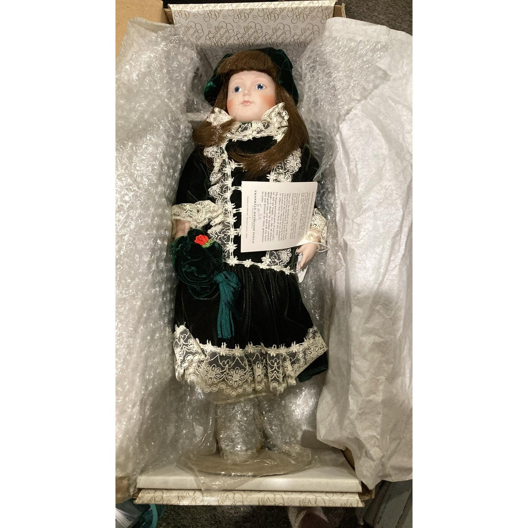 Franklin Heirloom Dolls "emily--the Ladies" Home Journal Centennial ...