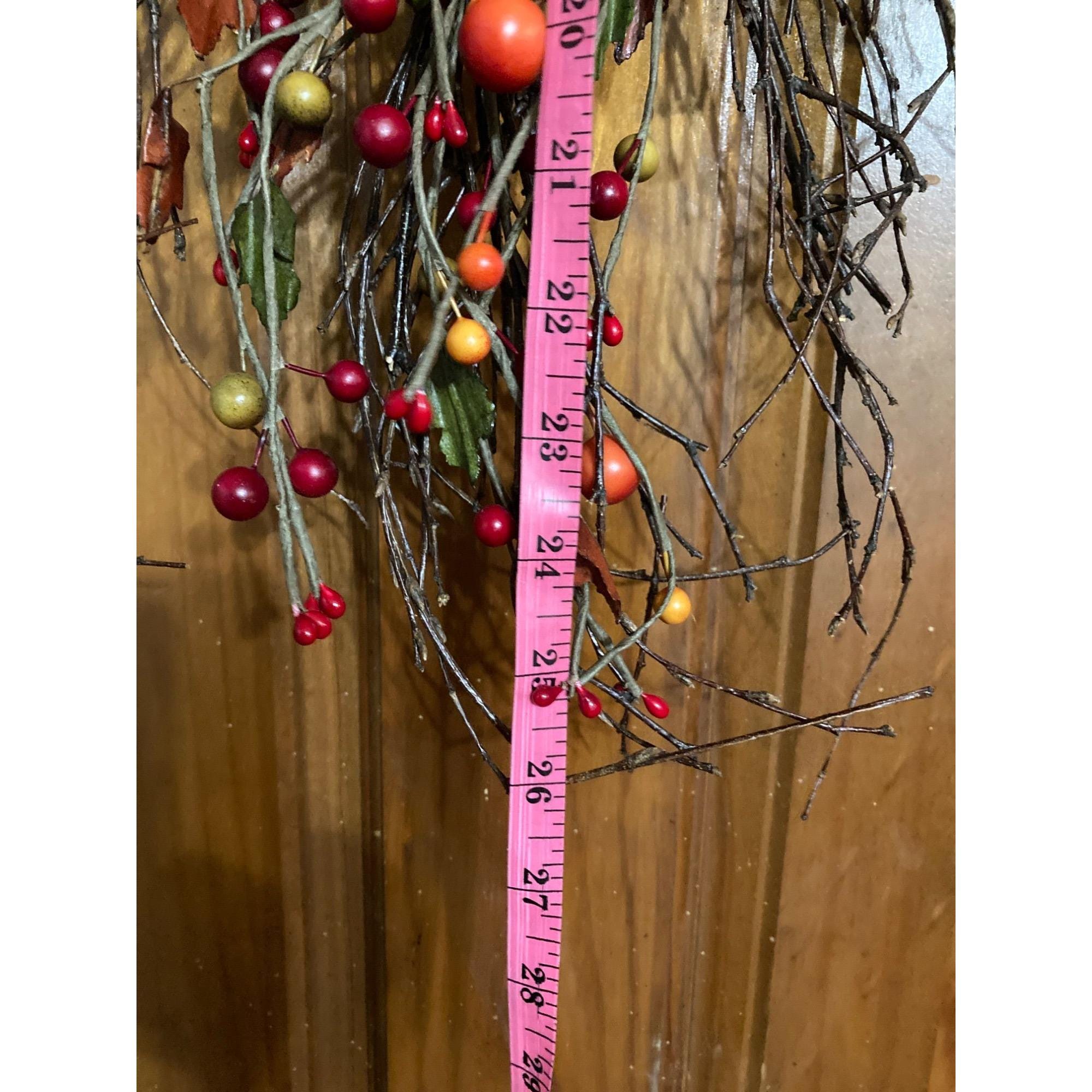 Mountain Berry Teardrop Swag - 24" Designers Excellence Garland - Etsy