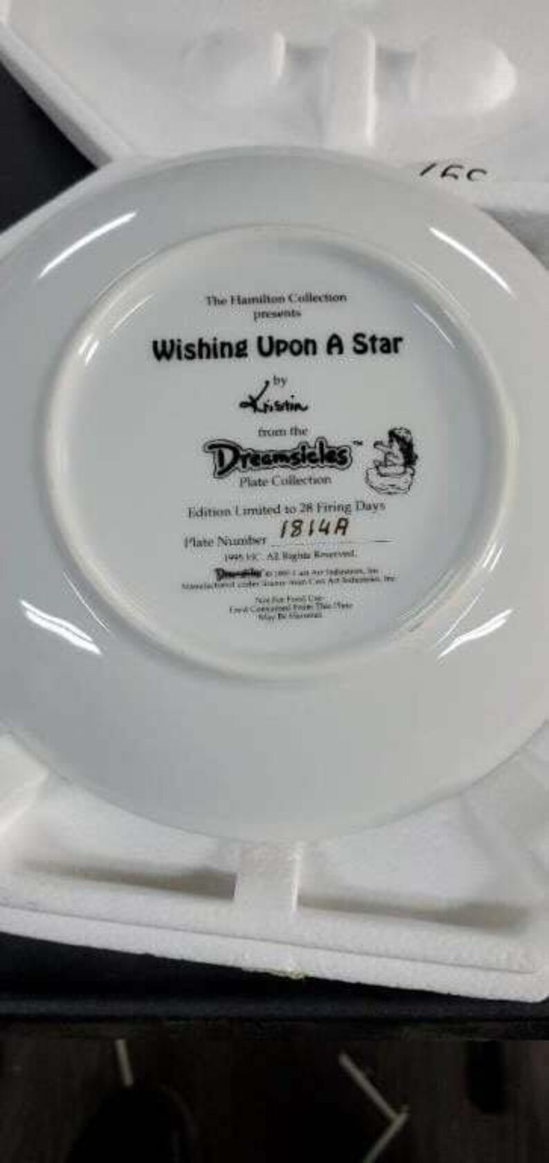 Dreamsicles Collector Plate, This is the Wishing Upon a Star Plate ...
