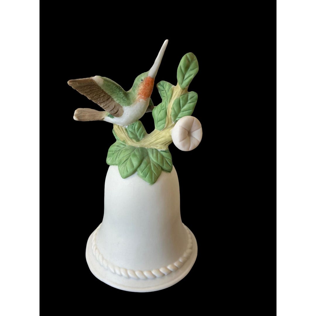 Hand-painted Porcelain Hummingbird Bell - Etsy