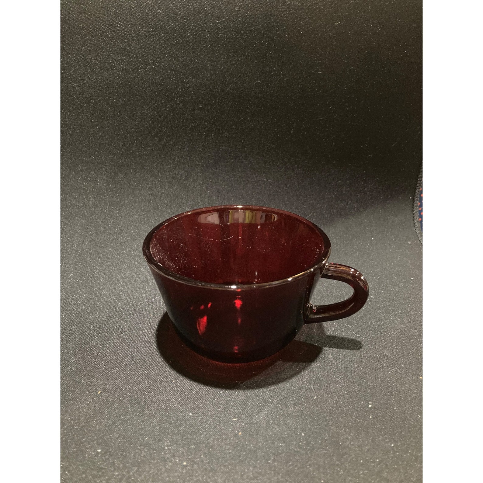 Ruby Red Tea Cup - Etsy