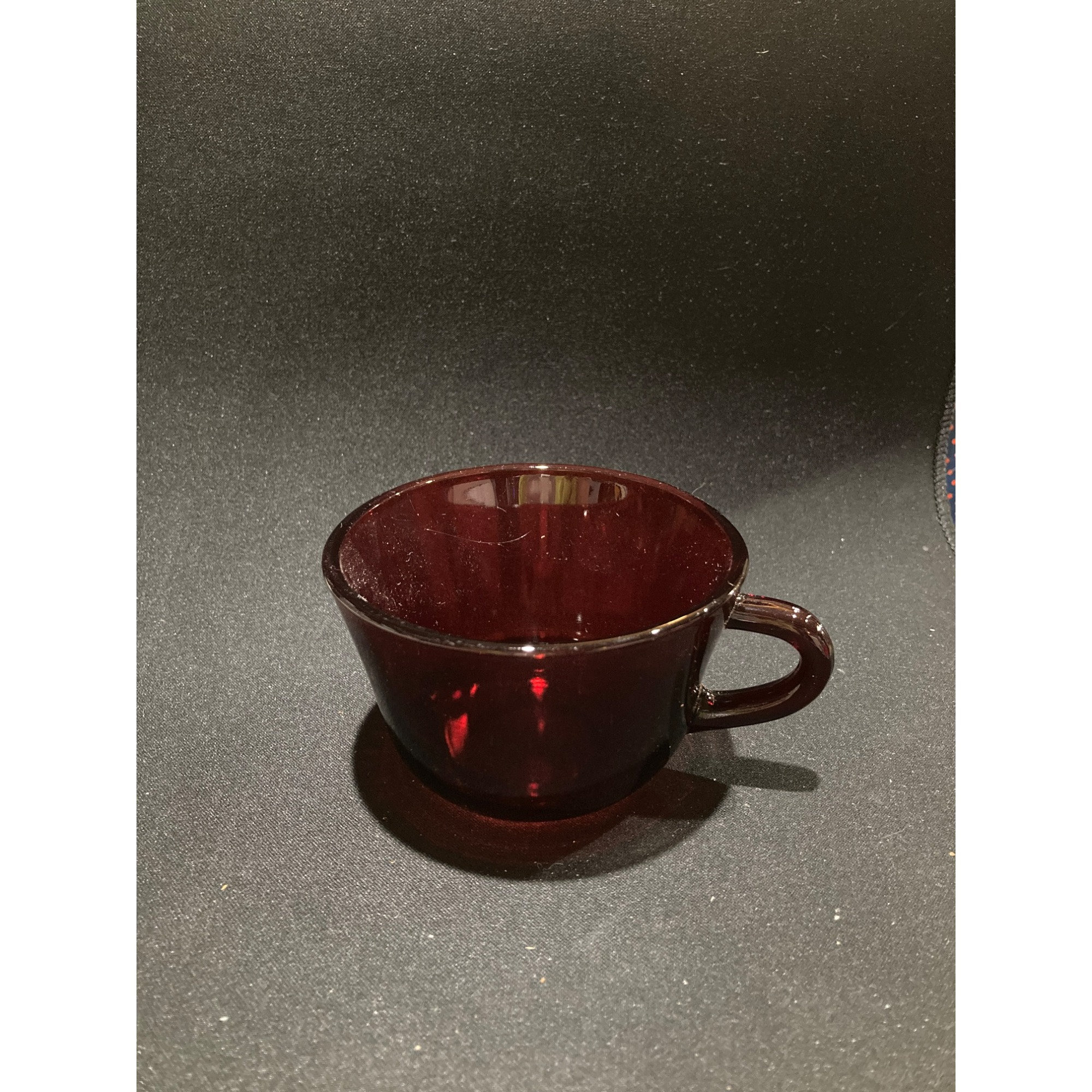 Ruby Red Tea Cup - Etsy