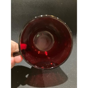 Ruby Red Tea Cup - Etsy