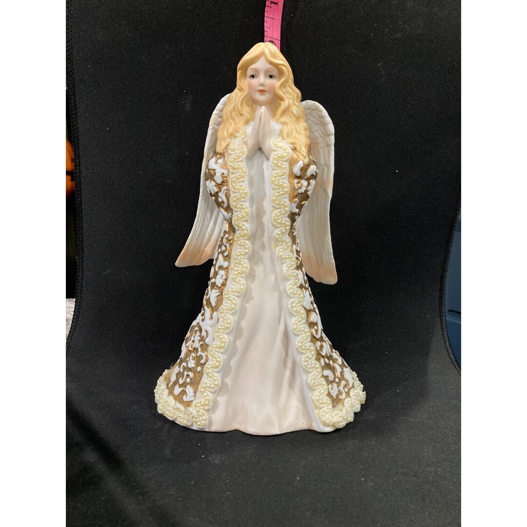 1988 Roman Inc. Porcelain Angel Music Box Figurine, Joy to the World - Etsy