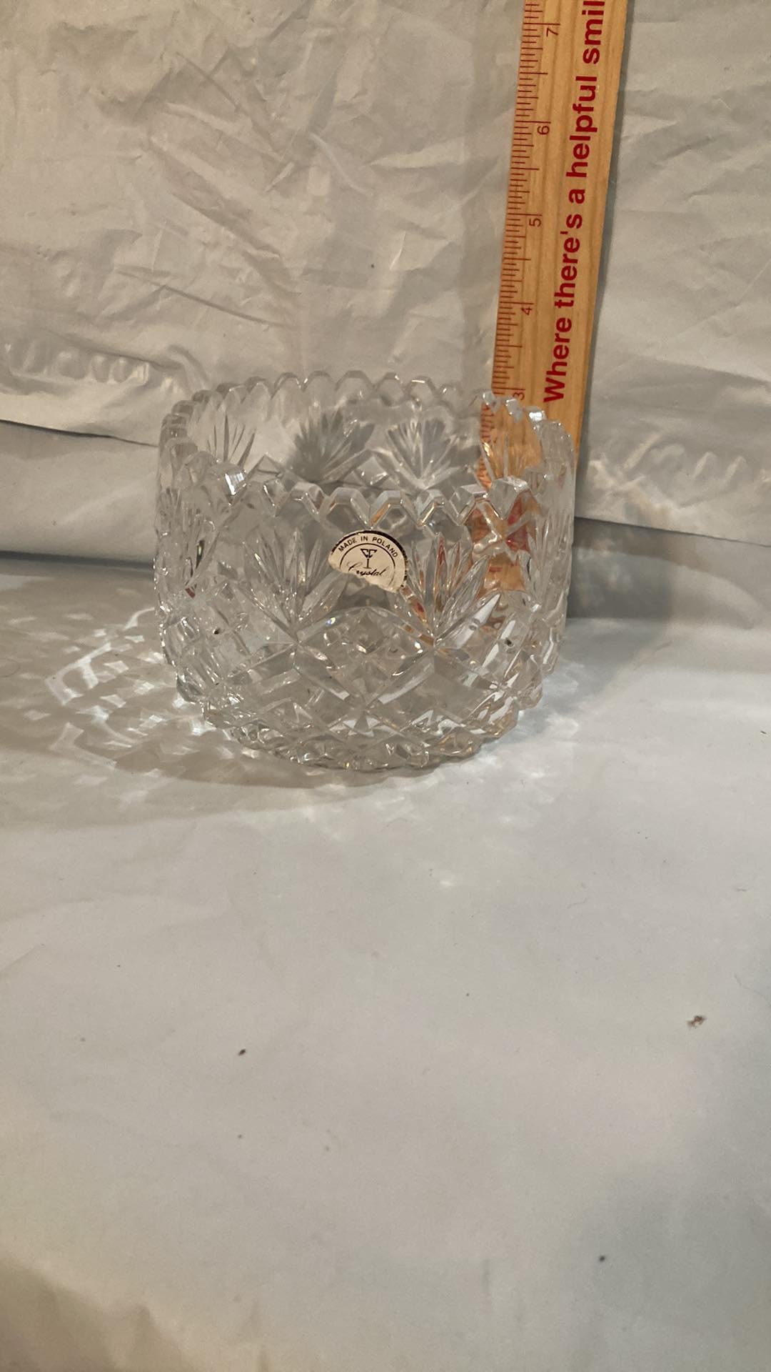 Crystal Clear 24% Lead Crystal Bowl Made in Poland 3.5" - Etsy
