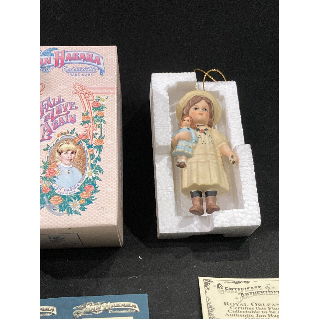 Vintage 1988 Jan Hagara Emily Limited Edition Ornament 022340 Retired - Etsy