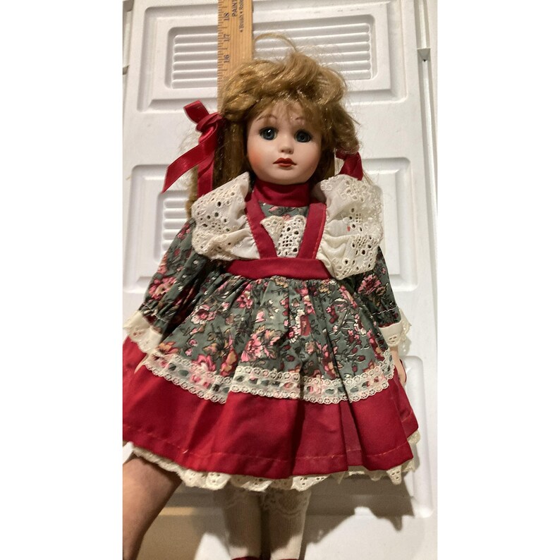 17'' Anco Porcelain Doll 1991 - Etsy