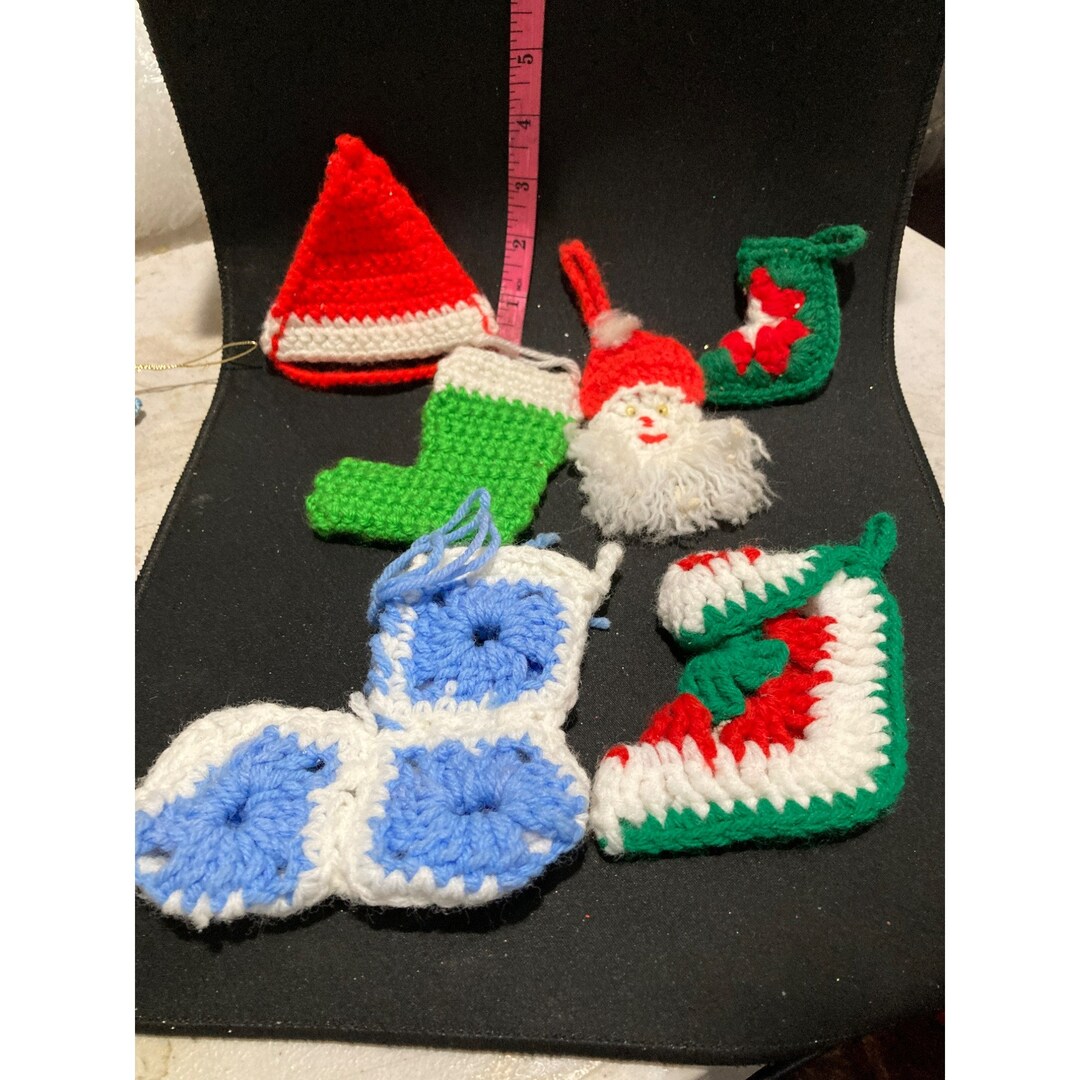 Handmade, Crocheted Ornaments - Etsy