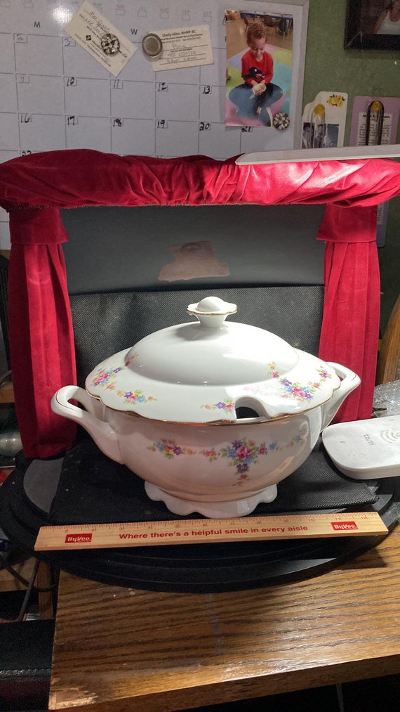 Vintage M Z Czechoslovakia Porcelain Floral With Gold Trim - Etsy