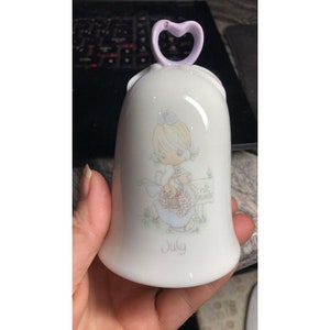 Precious Moments Purple Heart Birthday Bell July - Etsy