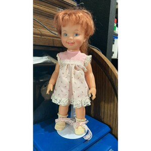 1971 Vintage CINNAMON Doll Crissy Velvets Little Sister 12” Hair Grow ...