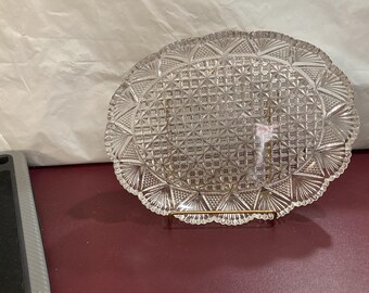 Hoya Crystal Glass Plate - Etsy