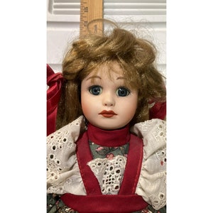17'' Anco Porcelain Doll 1991 - Etsy