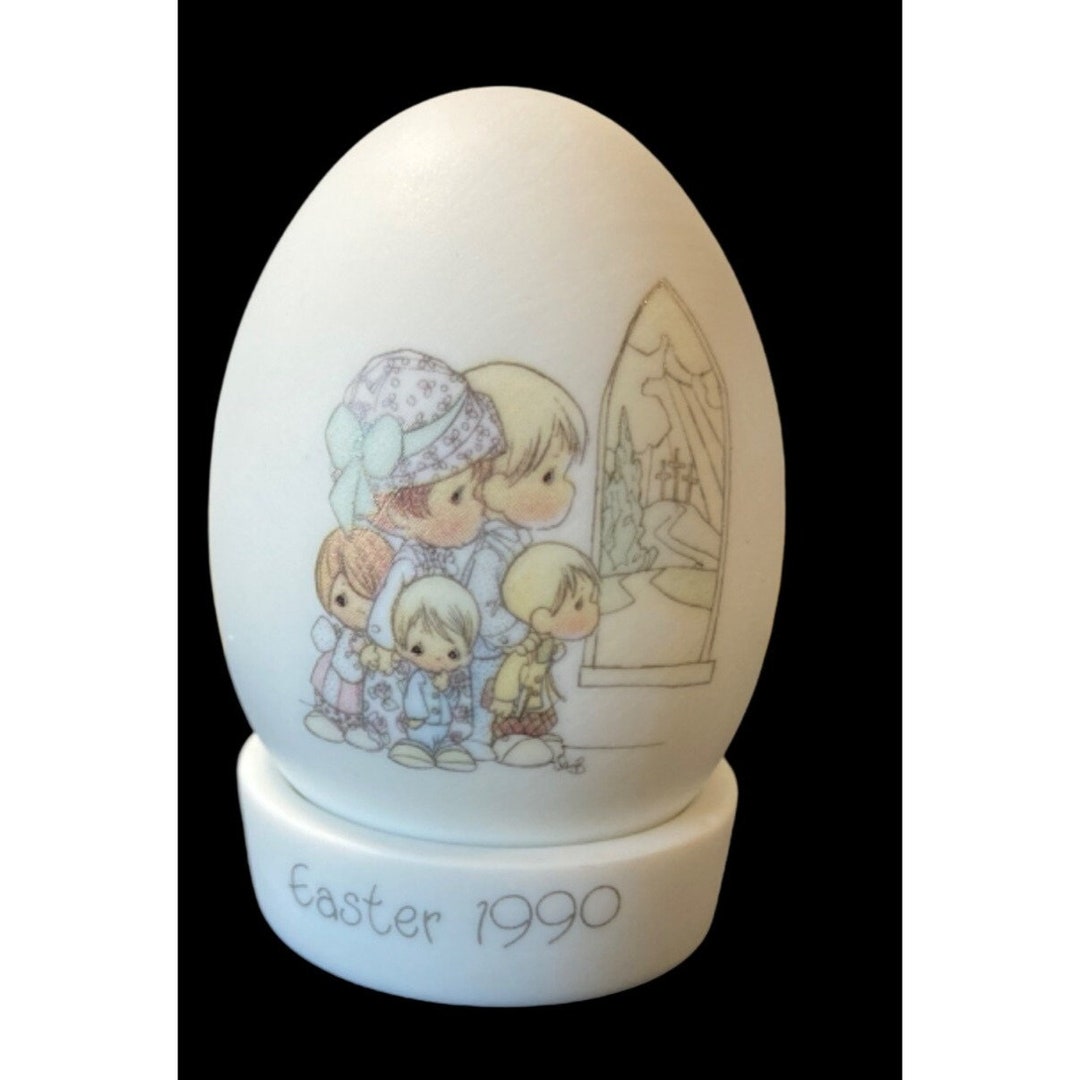 1990 Precious Moments , This is the Day the Lord Has Made, Easter Egg ...